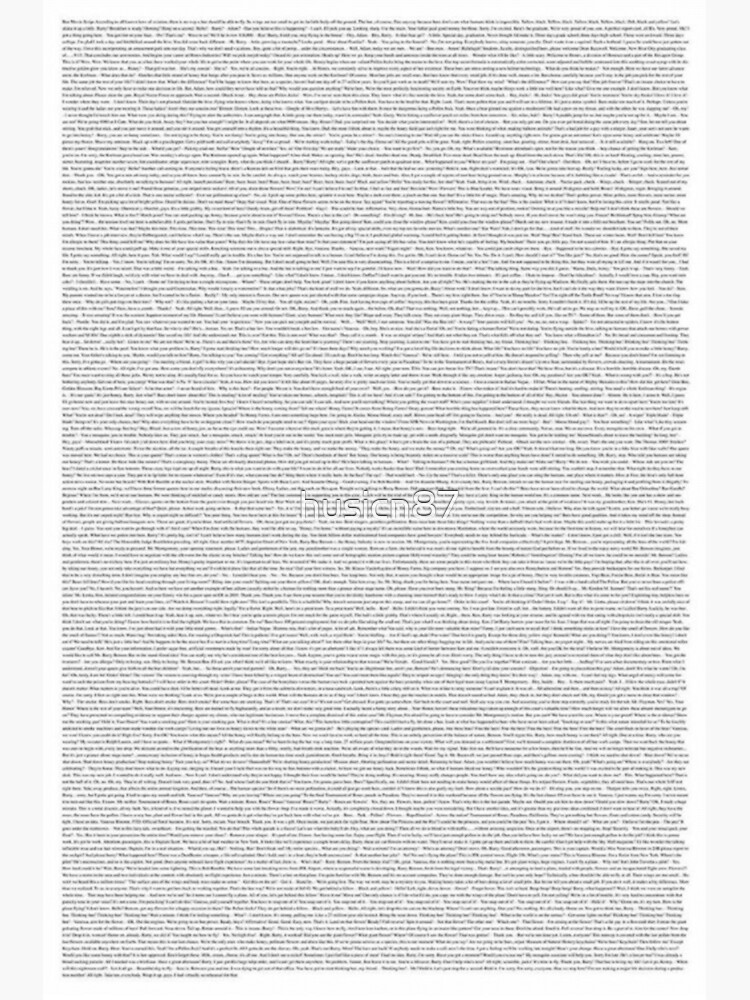 "BEE MOVIE SCRIPT" Sticker by husicn87 | Redbubble