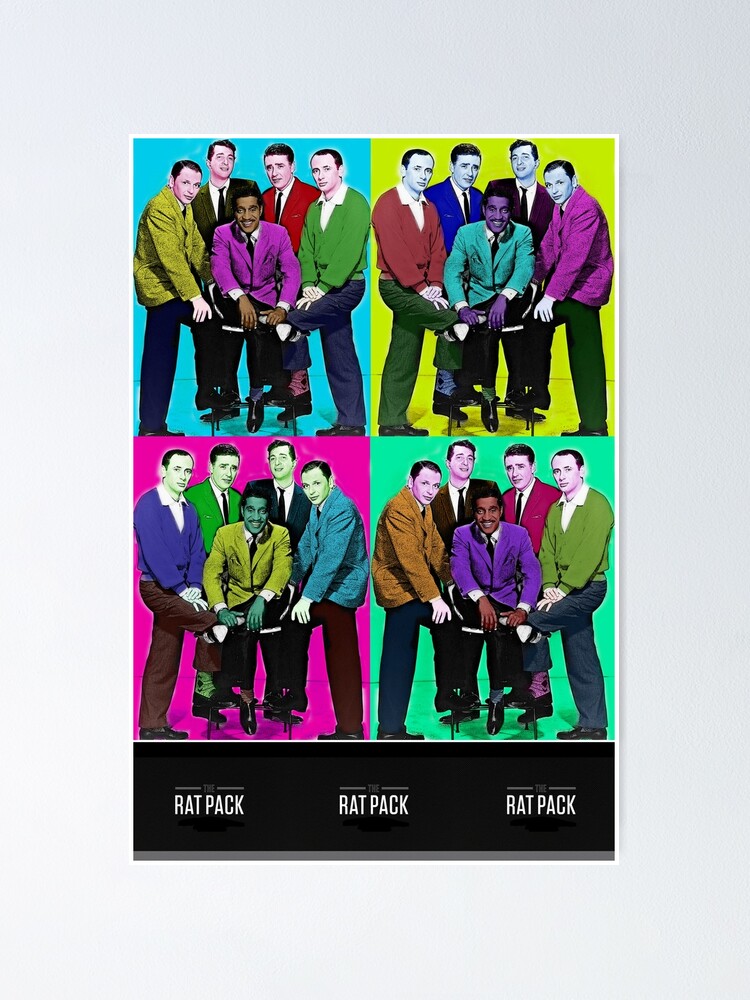 "The Rat Pack- Pop Art" Poster by editor1972 | Redbubble