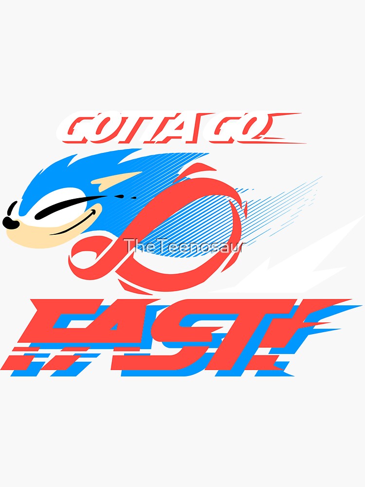 "SuperSonic" Stickerundefined by TheTeenosaur | Redbubble