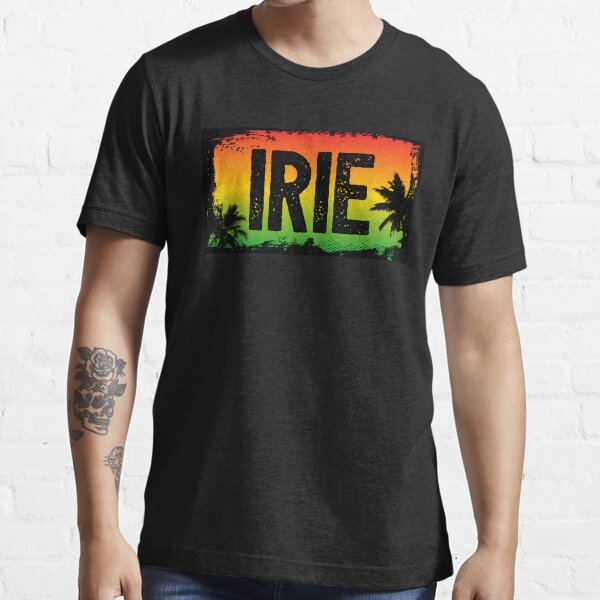 "IRIE Rasta Flag Colours and Palm Trees" T-shirt for Sale by ...