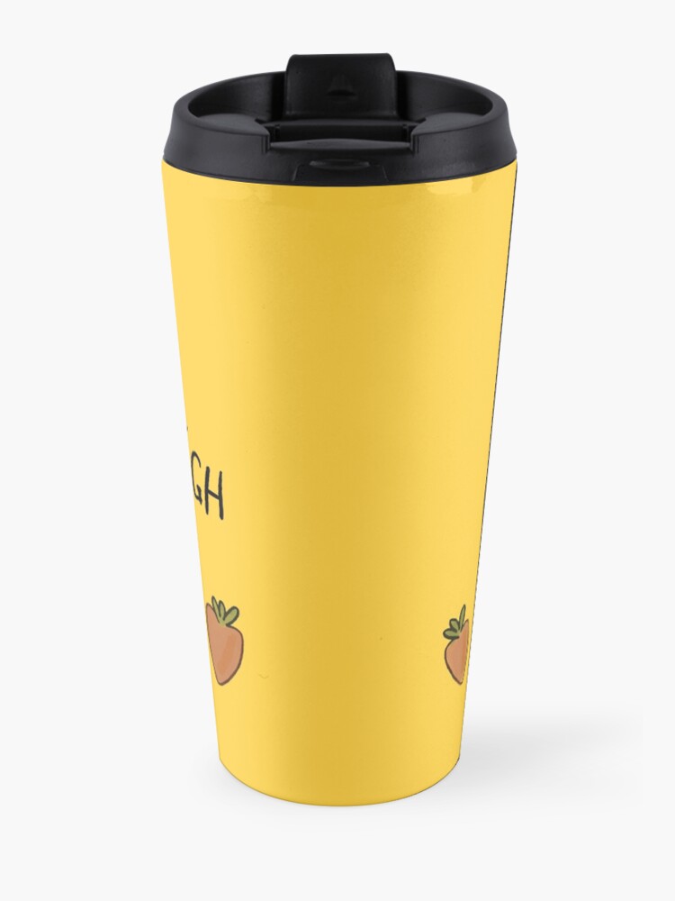 AEUGH” pufferfish eats carrot meme" Travel Coffee Mug for Sale by fugu ...