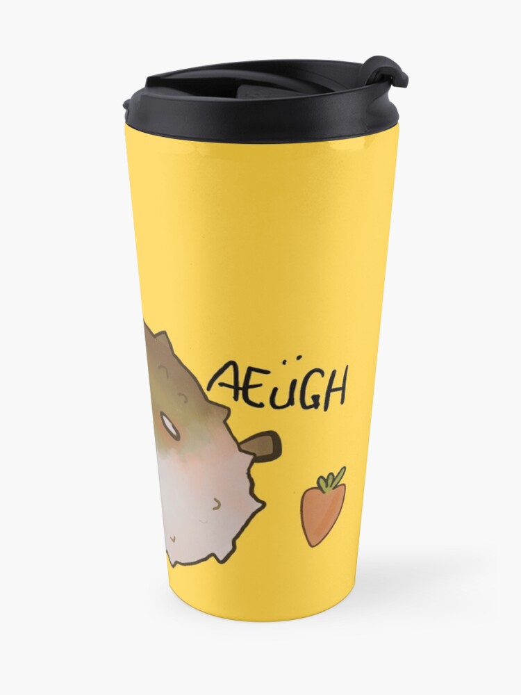 AEUGH” pufferfish eats carrot meme" Travel Coffee Mug for Sale by fugu ...