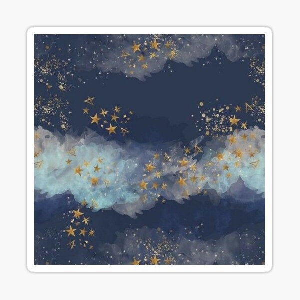 "Stars" Sticker for Sale by CrownSkull | Redbubble