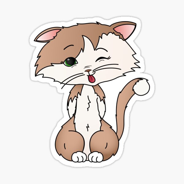 "Wink ;)" Sticker by alieksia | Redbubble