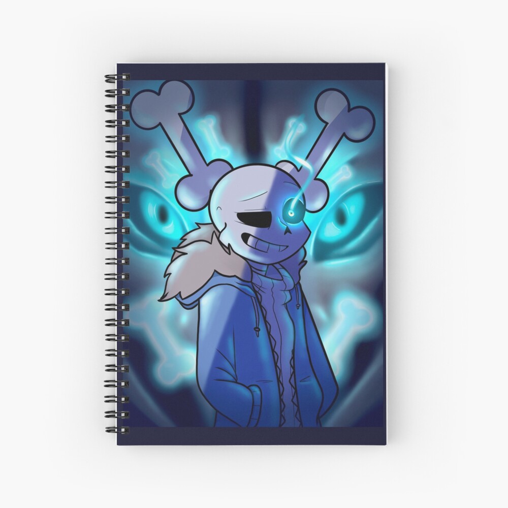 "Sans Undertale" Spiral Notebook for Sale by Omega-Flowey | Redbubble