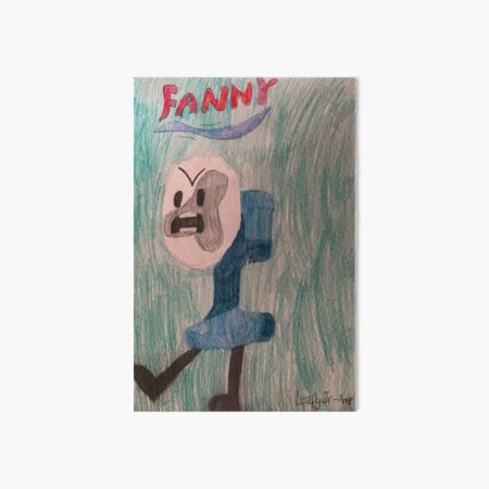 "Fanny Battle for dream Island BFDI" Art Board Print for Sale by ...