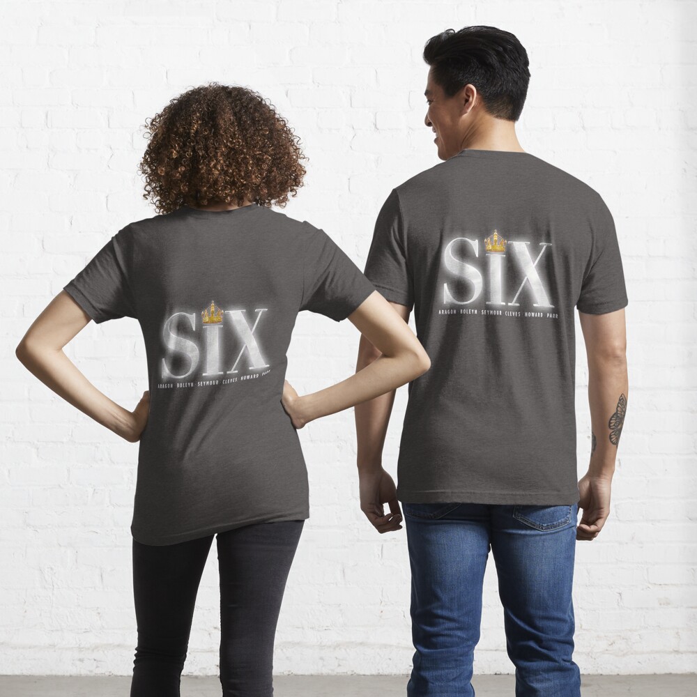 "Six the Musical Logo" T-shirt for Sale by JakeMarley4 | Redbubble ...