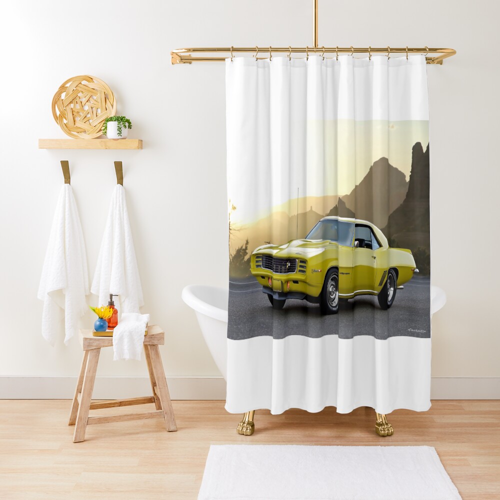 "1969 Chevrolet Camaro Z28 RS" Shower Curtain for Sale by DaveKoontz ...