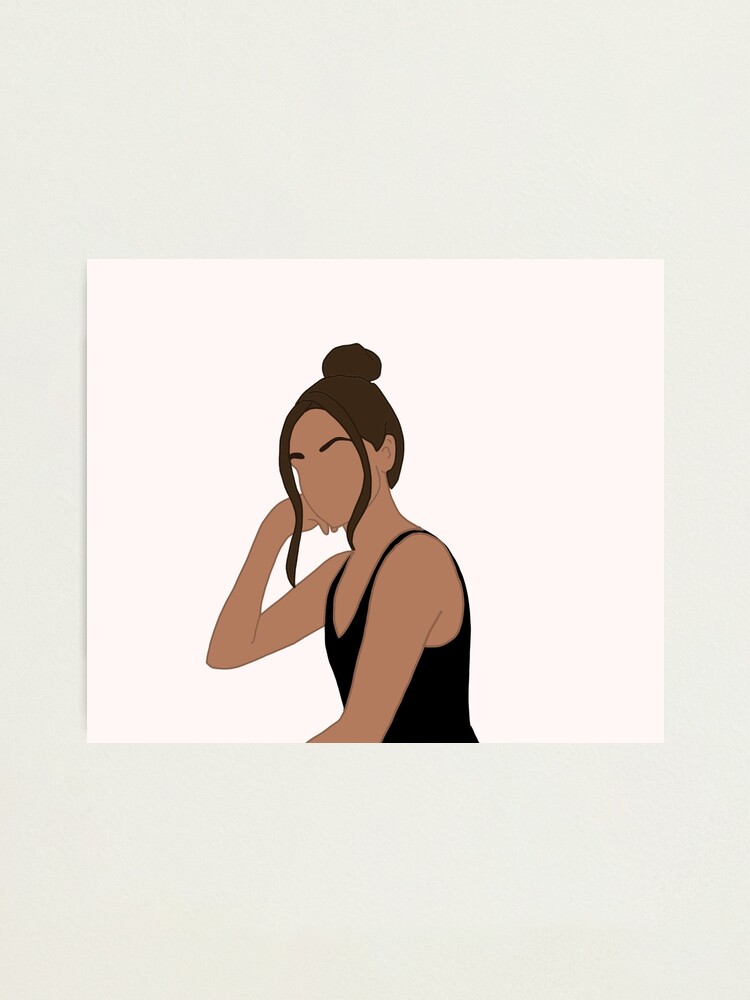 "maggie outline cute lindemann" Photographic Print by ilomilo15 | Redbubble