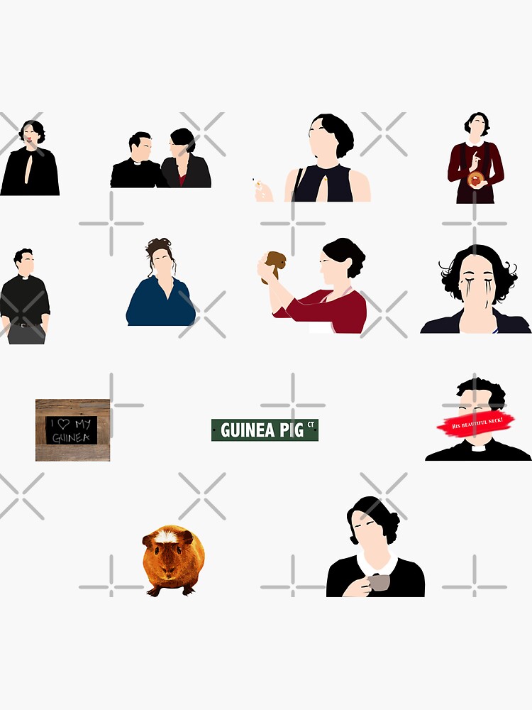 "Fleabag Super pack -Sticker pack-" Sticker by MaiSeries | Redbubble