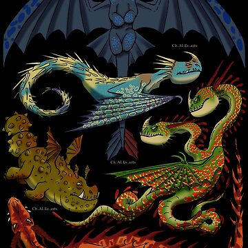 "Dragons of Berk " Sticker for Sale by Chalev | Redbubble