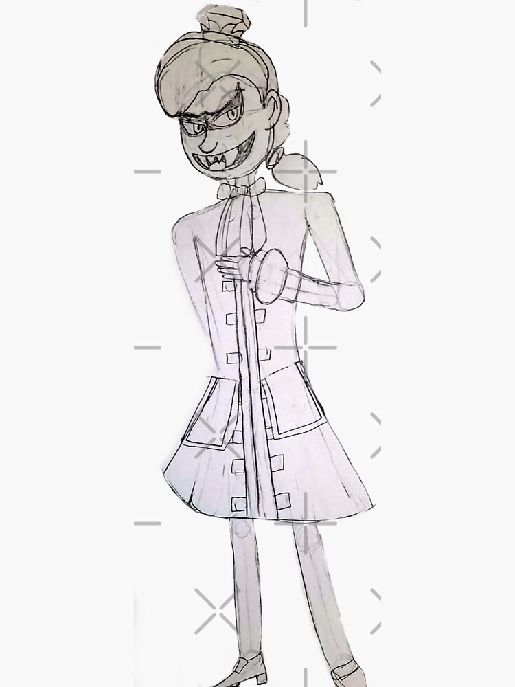 "King Boo Human/Gijinka" Sticker by MelissaLeman | Redbubble