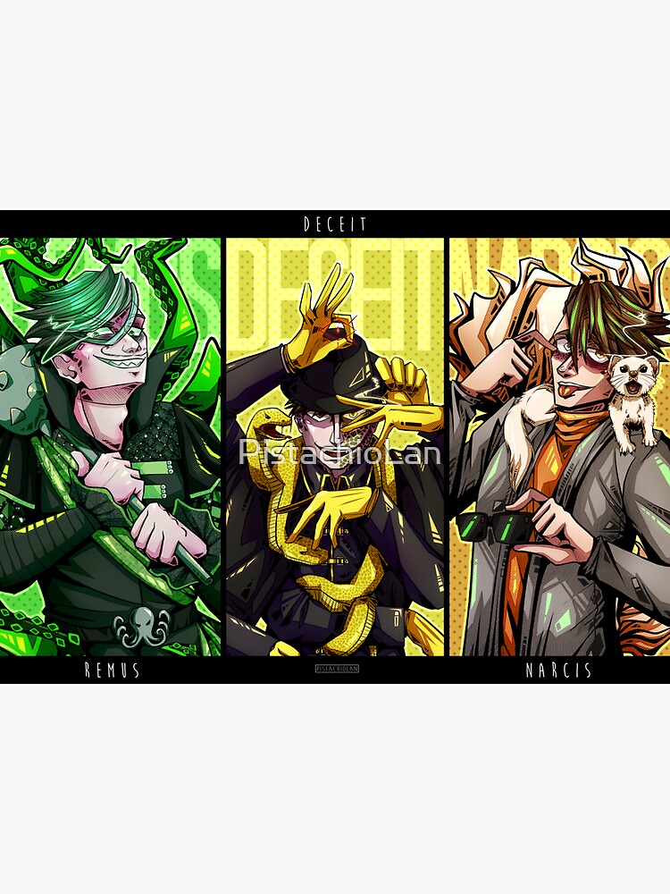 "The Monster Trio" Sticker for Sale by PistachioLan | Redbubble