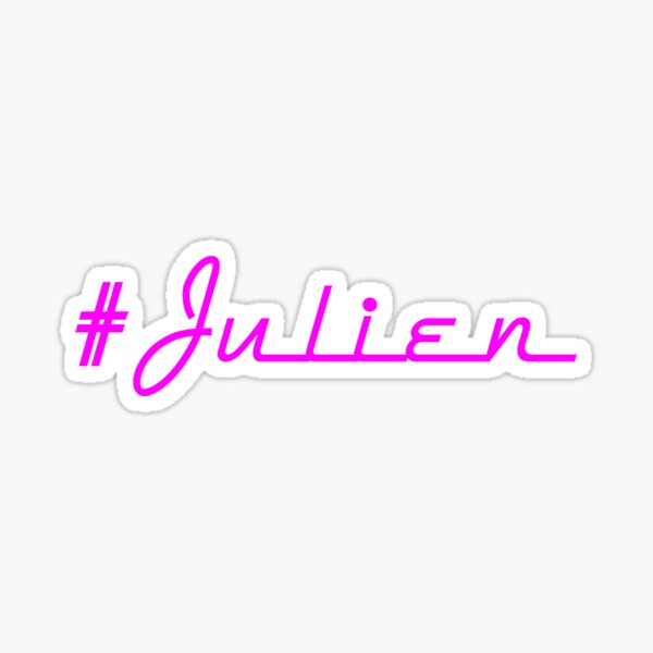 "# Julien" Sticker for Sale by airdrop | Redbubble
