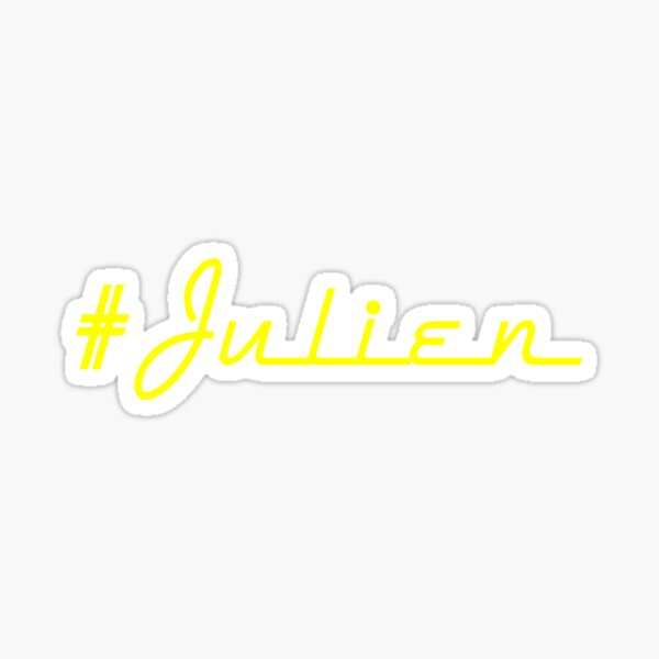 "# Julien" Sticker for Sale by airdrop | Redbubble