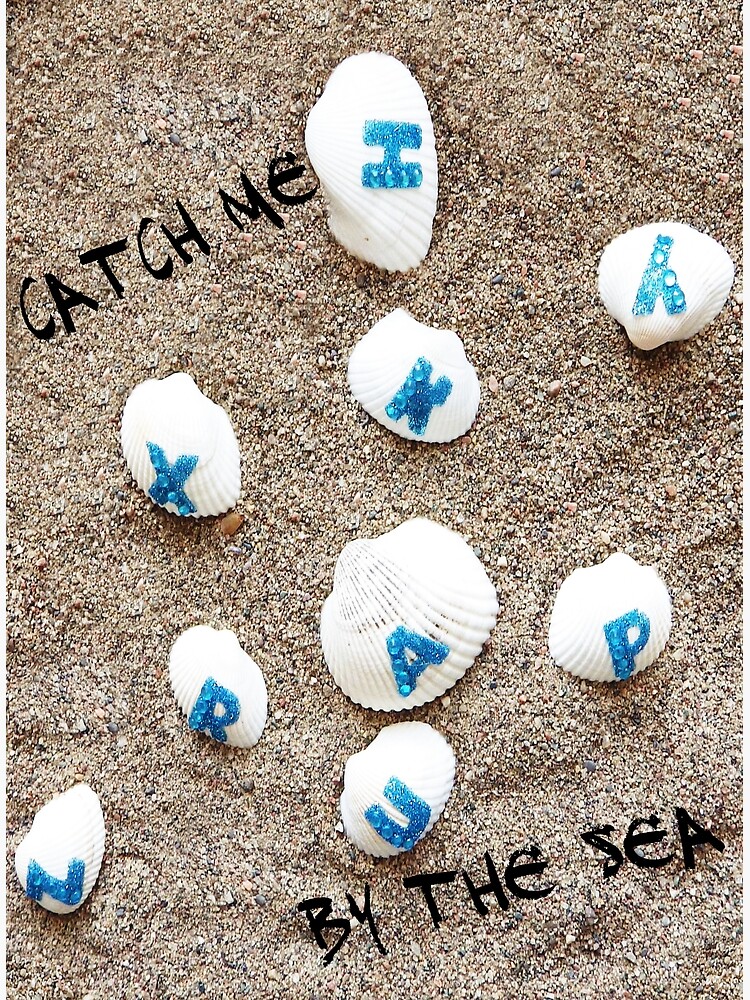 Poster « Lettre alphabétique à la plage », par ilhamsakim | Redbubble