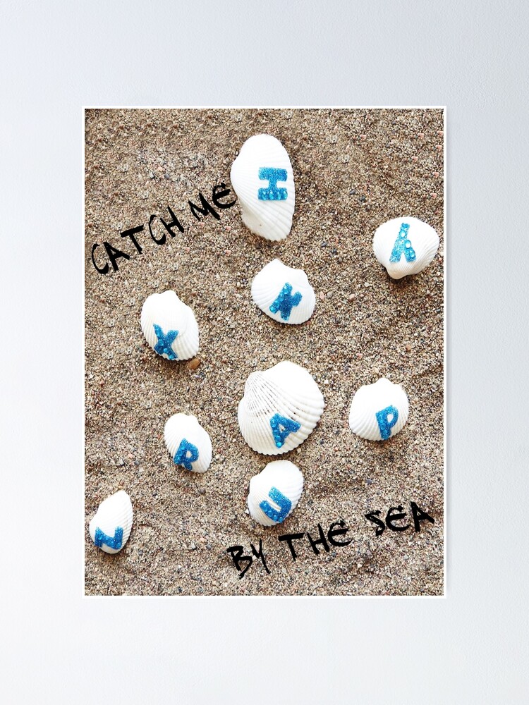 Poster « Lettre alphabétique à la plage », par ilhamsakim | Redbubble