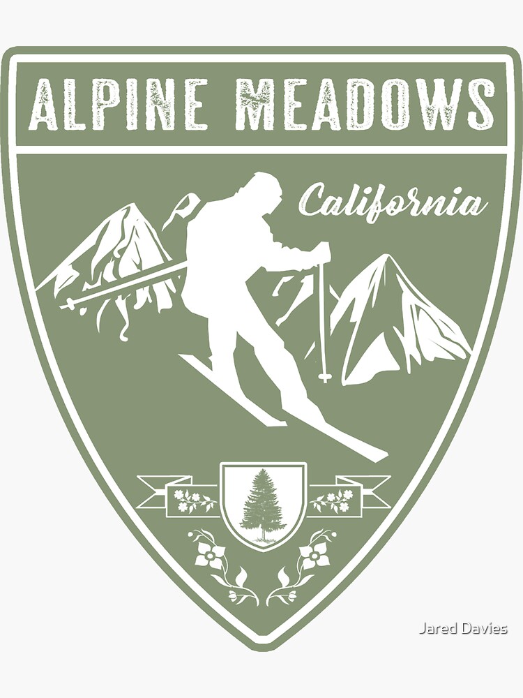 "Ski Alpine Meadows California" Sticker for Sale by MilitaryCandA ...