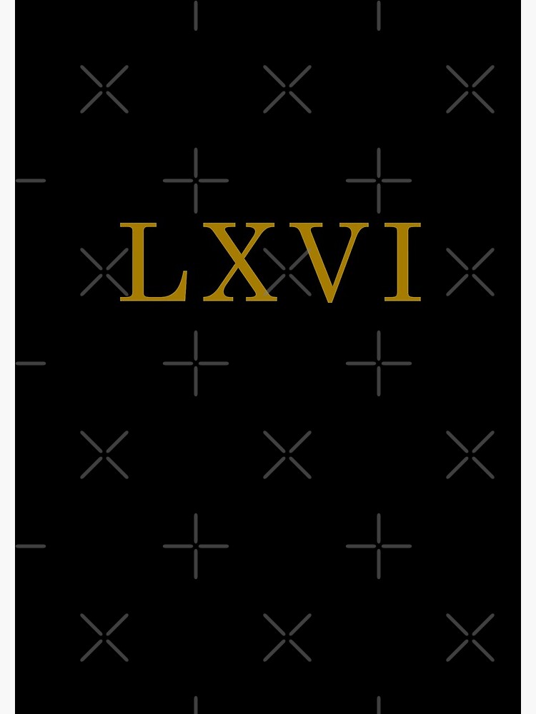 Cuaderno de espiral «número romano 66 | Número romano LXVI | números ...