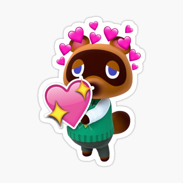 Animal Crossing Tom Nook Stickers | Redbubble