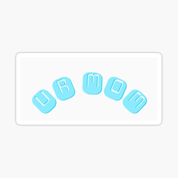 "ur mom" Sticker by ayrikaeh | Redbubble