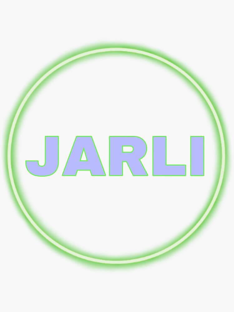 "JARLI" Sticker for Sale by jujuthotpolice | Redbubble