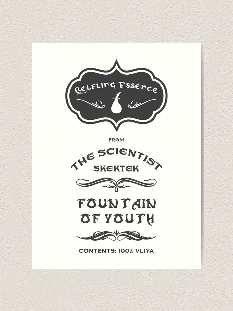 "Gelfling Essence - The Fountain of Youth" Art Print by CloakAndDaggers ...