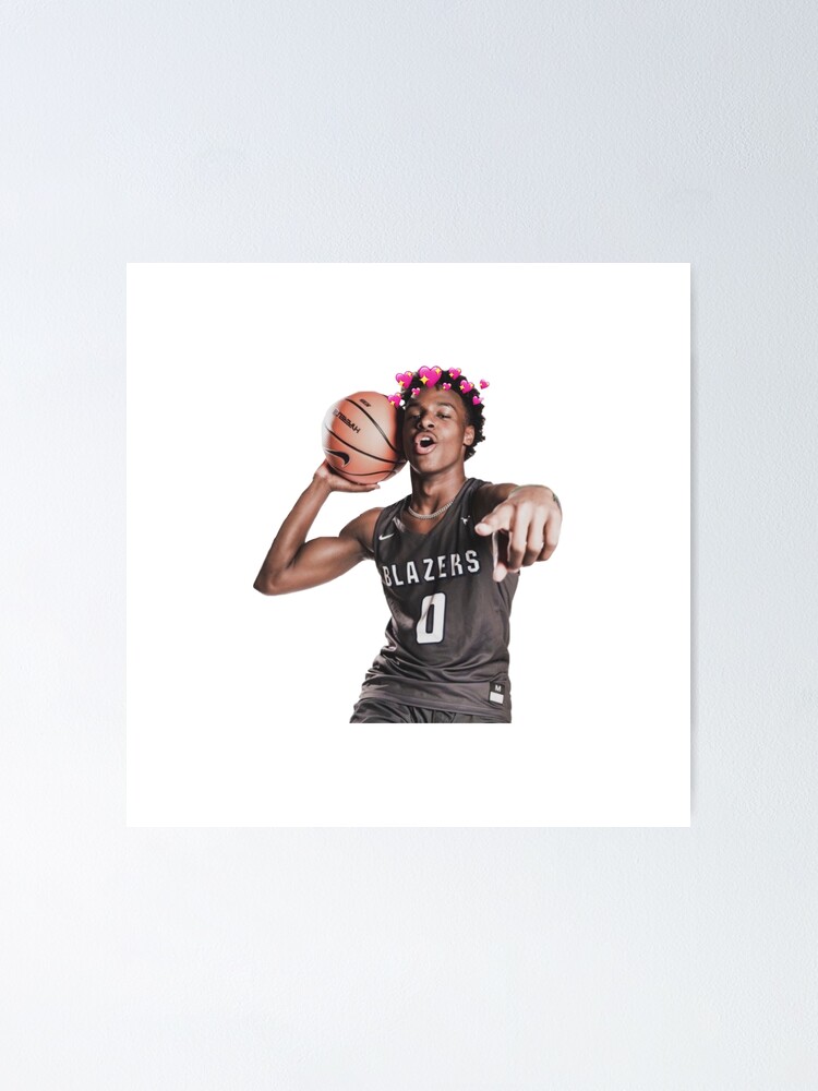 "bronny sticker" Poster for Sale by lilstickies | Redbubble