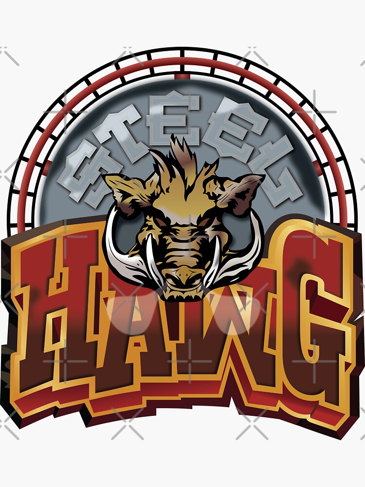 "Steel Hawg" Sticker for Sale by carowindsfanson | Redbubble