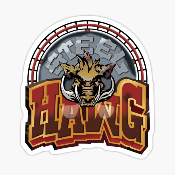 "Steel Hawg" Sticker for Sale by carowindsfanson | Redbubble