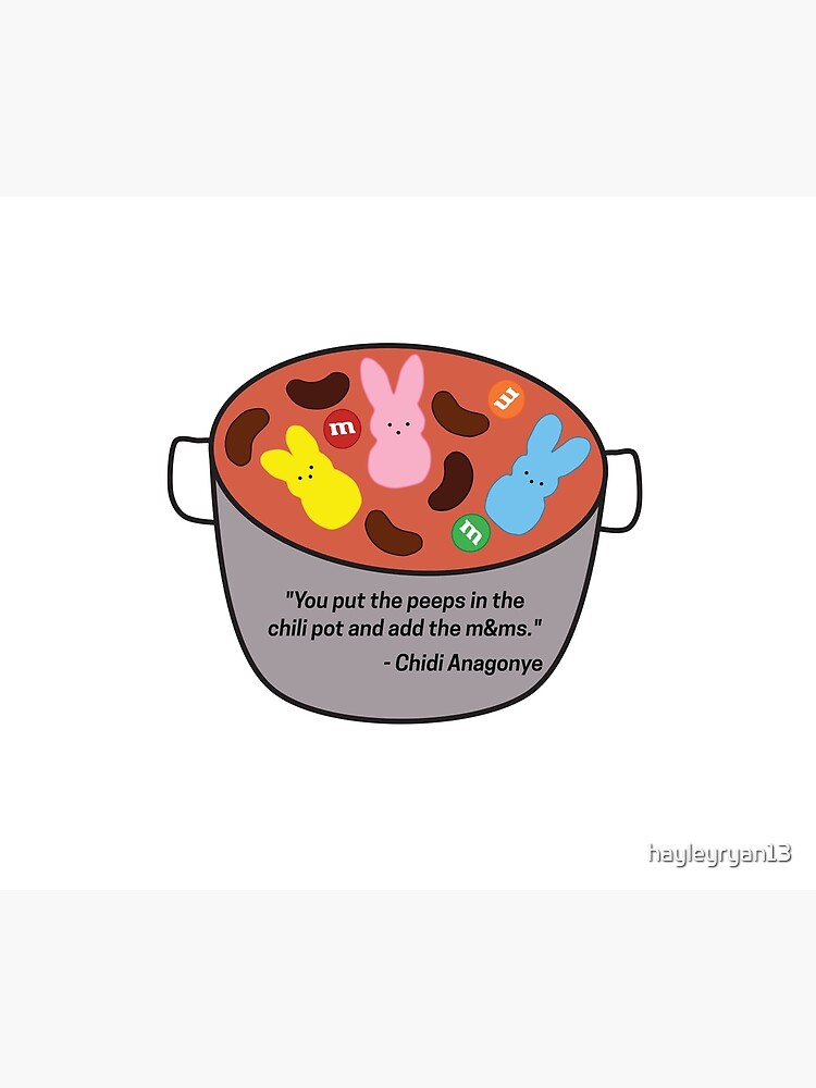 "The Good Place Chidi's Chili Pot" Tapestry by hayleyryan13 | Redbubble