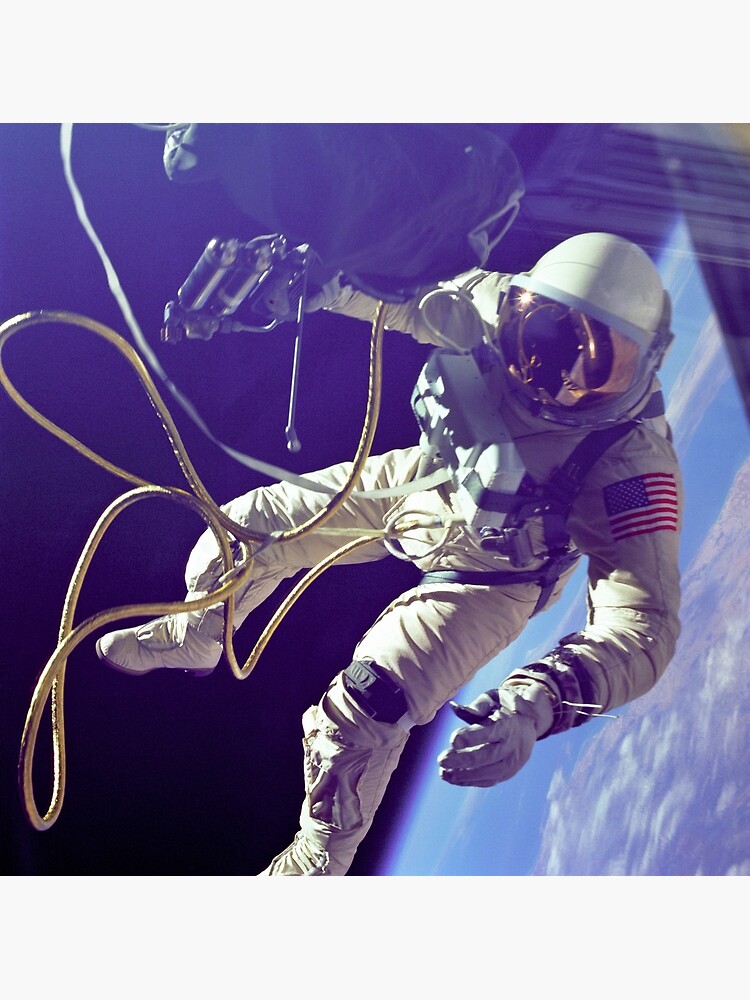 "First Ever NASA Spacewalk, Gemini IV, 1965 (8K resolution)" Poster for ...