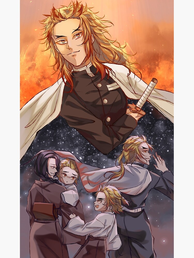 "Kimetsu no Yaiba: Rengoku Family" Canvas Print by yitsuin | Redbubble