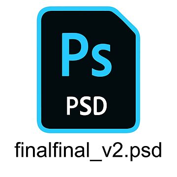 "Final Photoshop Document" Sticker by cludix | Redbubble