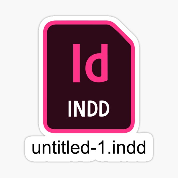 "Untitled inDesign Document" Sticker by cludix | Redbubble