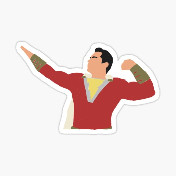 "Shazam" Sticker for Sale by vpittore | Redbubble