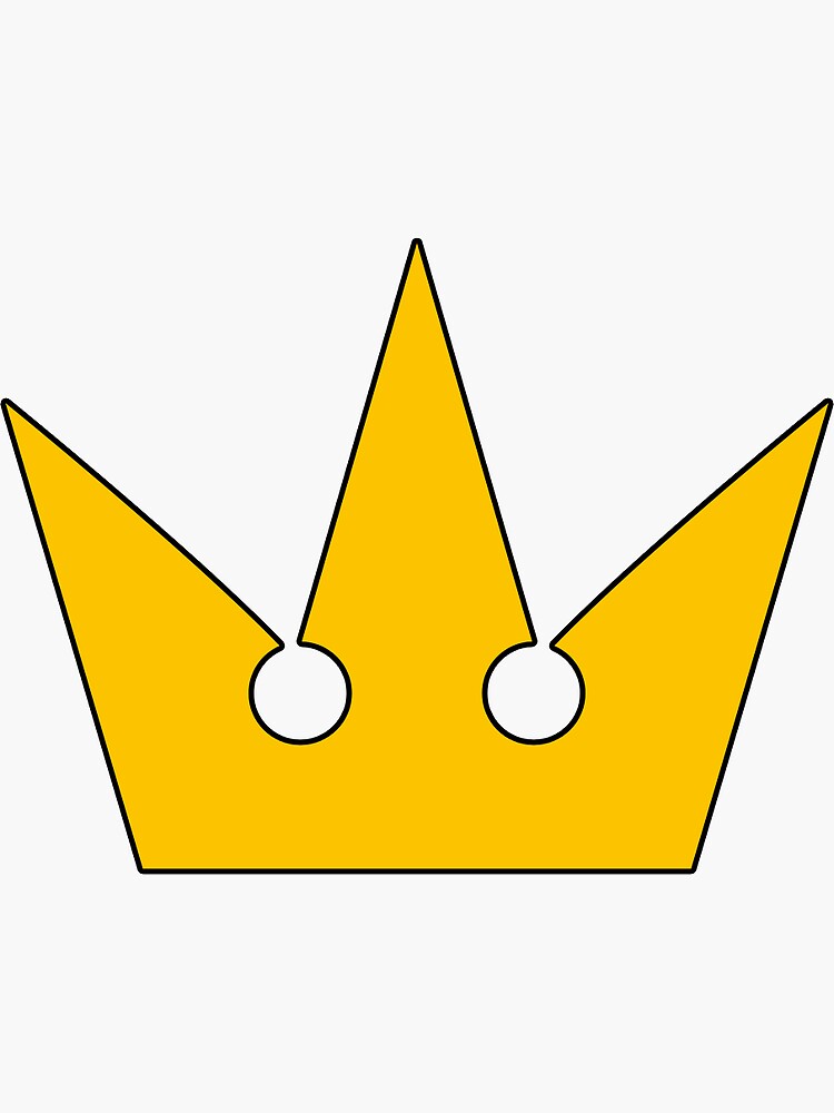 "Kingdom Crown Symbol's from Kingdom Hearts" Sticker by simonedema ...