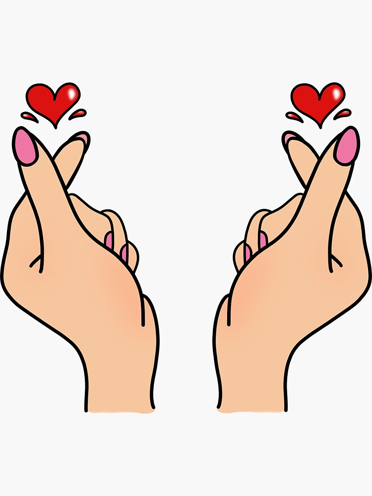 Sticker « Coeur coréen », par ErenStream | Redbubble