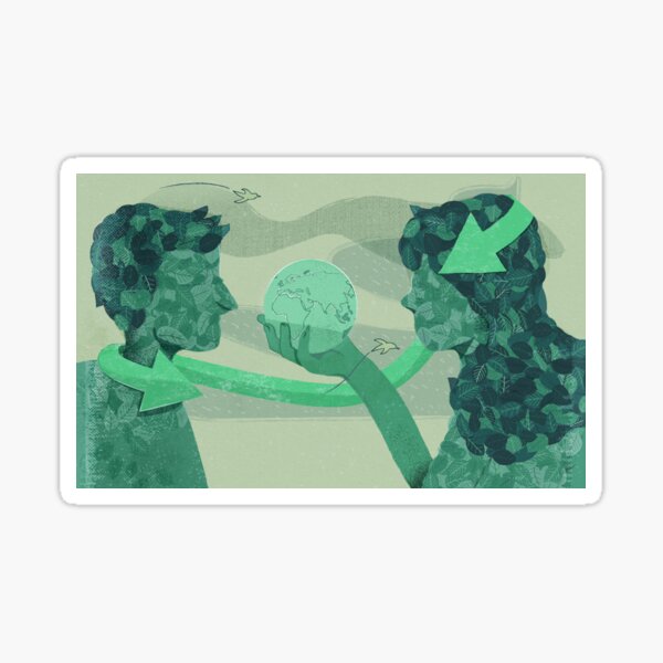 "Gaia" Sticker by pandachia | Redbubble