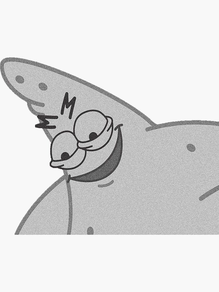 "Patrick Star Meme" Sticker for Sale by valivaly99 | Redbubble