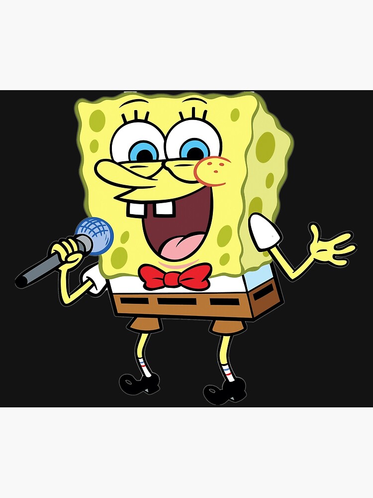 "spongebob singing funny meme sticker" Throw Blanket for Sale by Grace ...