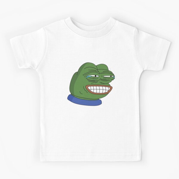 "PepeLaugh Twitch Emote in HD" Kids T-Shirt for Sale by Reboot Designs ...