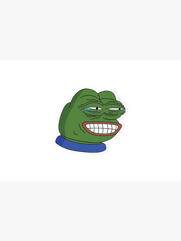 "PepeLaugh Twitch Emote in HD" Badematte von Mash701 | Redbubble