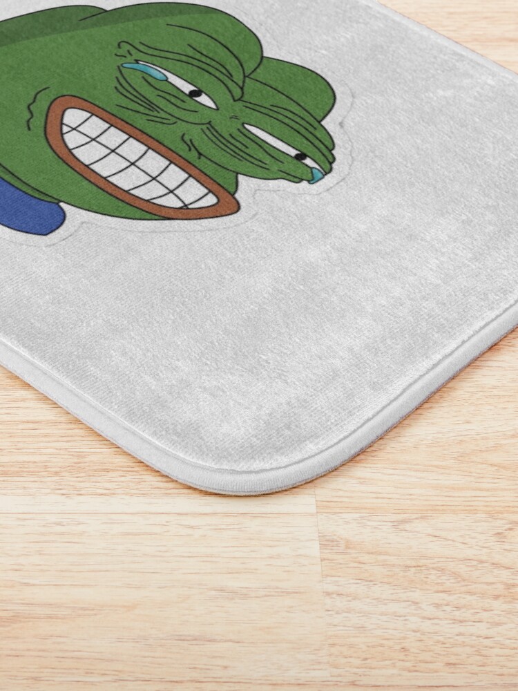 "PepeLaugh Twitch Emote in HD" Badematte von Mash701 | Redbubble