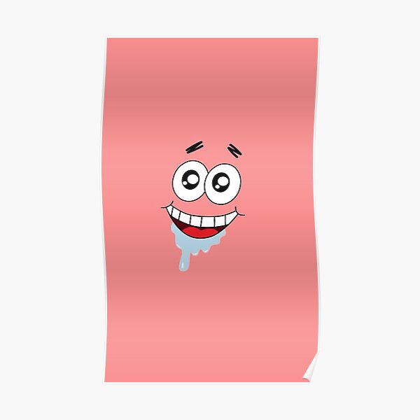 "Patrick Star - Derpy Face" Poster by valivaly99 | Redbubble