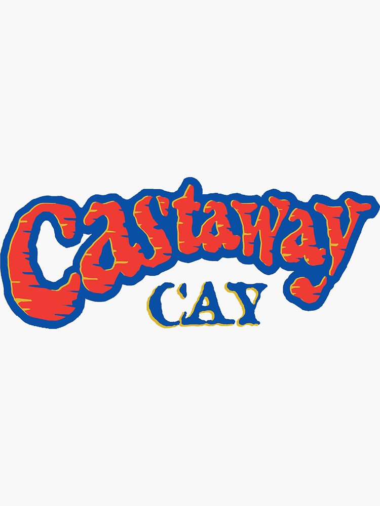 "Castaway Island" Sticker for Sale by kb3636 | Redbubble