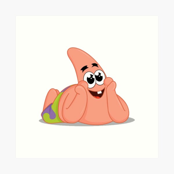 "Patrick star cute meme sticker " Art Print by Grace-Cop | Redbubble