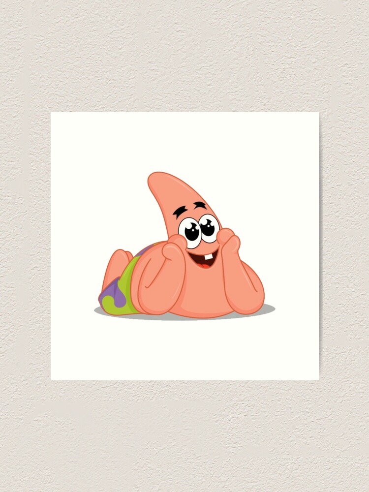 "Patrick star cute meme sticker " Art Print by Grace-Cop | Redbubble