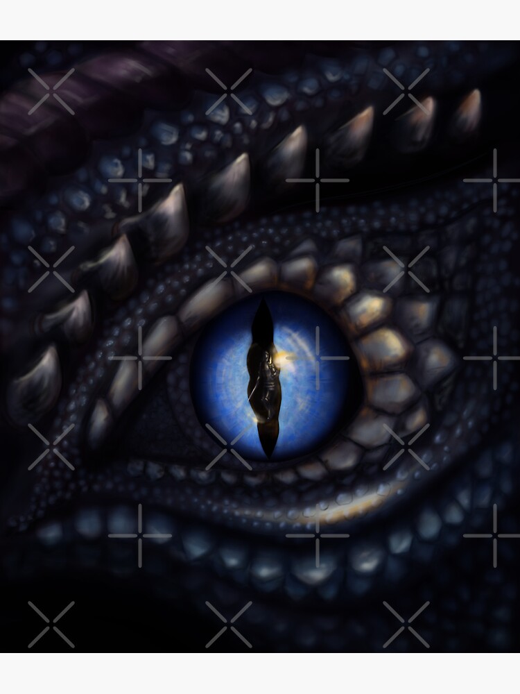 "Dragon eye" Sticker for Sale by IceColdInd | Redbubble