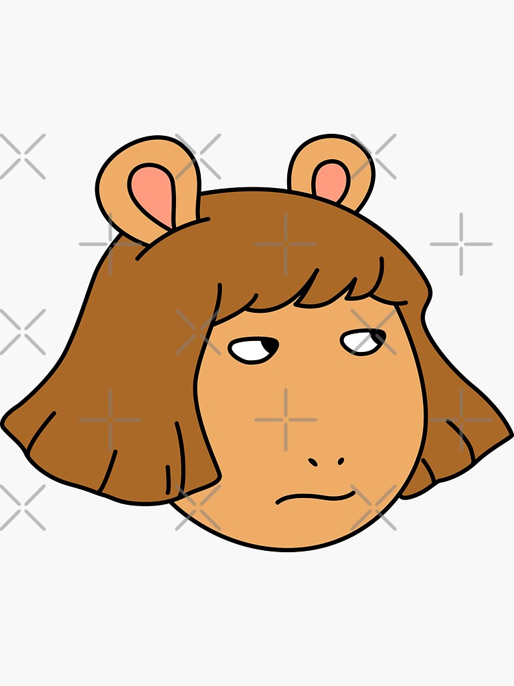 "DW Dora Winifred Grumpy" Sticker for Sale by IceyDel | Redbubble